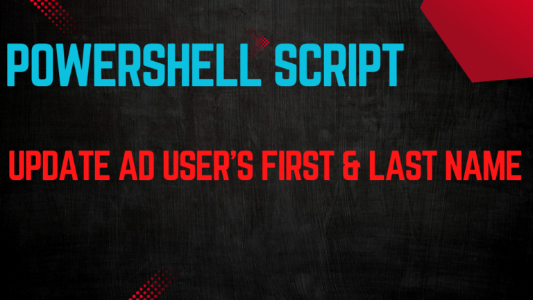 Updating Active Directory Users With Powershell Infoalias